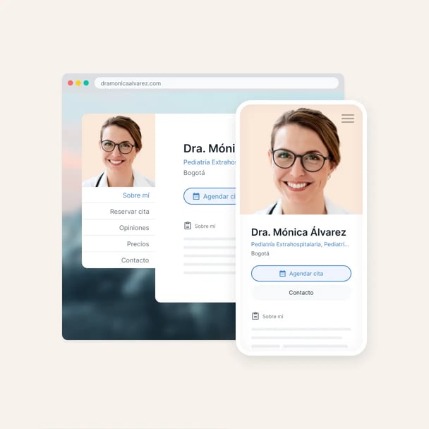 Página web profesional I Doctoralia Pro Colombia